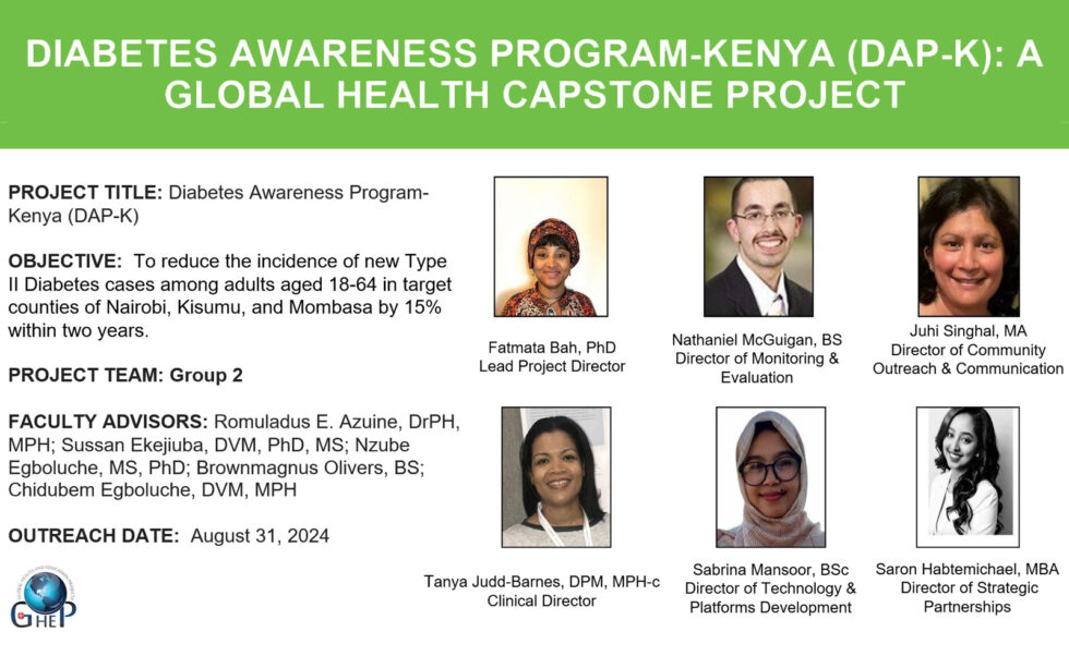 Diabetes Awareness Program—Kenya (DAP-K): The Team’s Journey - Global ...